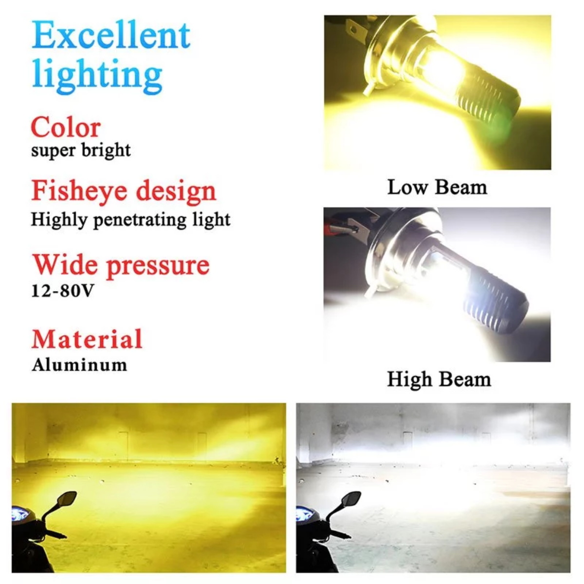 Osram LED T19 / 1Leg Motorcycle Headlight Bulb 7955 CW AC/DC PLUG AND ...