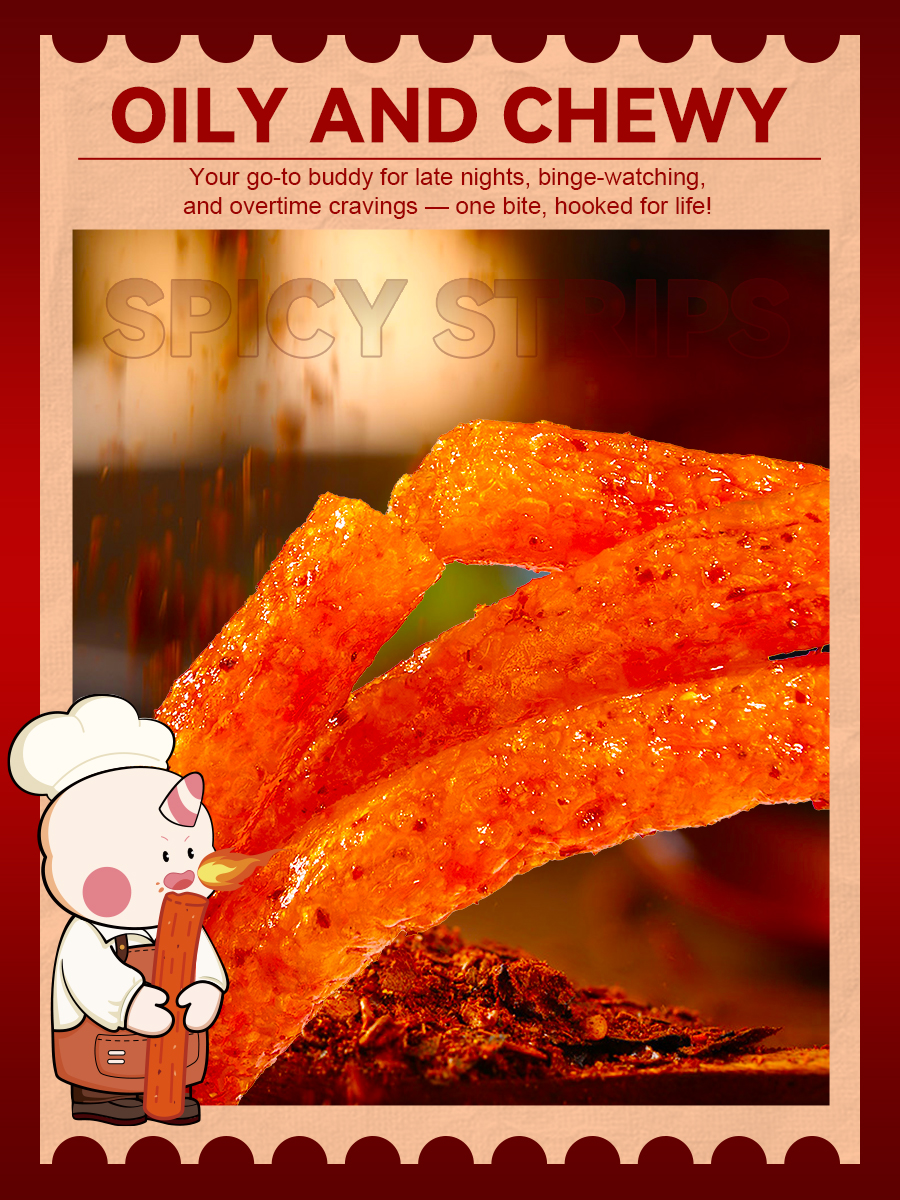 DUJOSOO Latiao Snack Mixed Spicy Strips Stick Cube Snacks Chinese Food ...