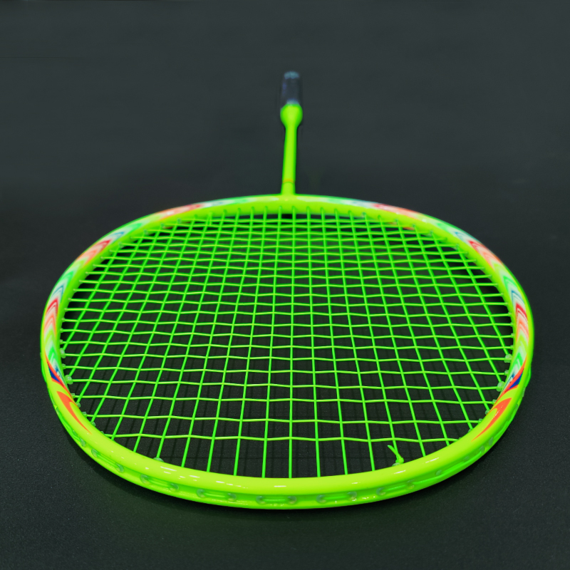 Authentic Full Carbon Badminton Racket, 22-25 lbs Stringed, Free Grip ...