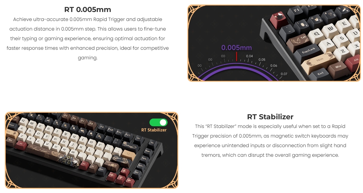 Akko TAC75 HE – Lord of Mysterious Wired Magnetic Switches Keyboard With SOCD, Rapid Trigger ...