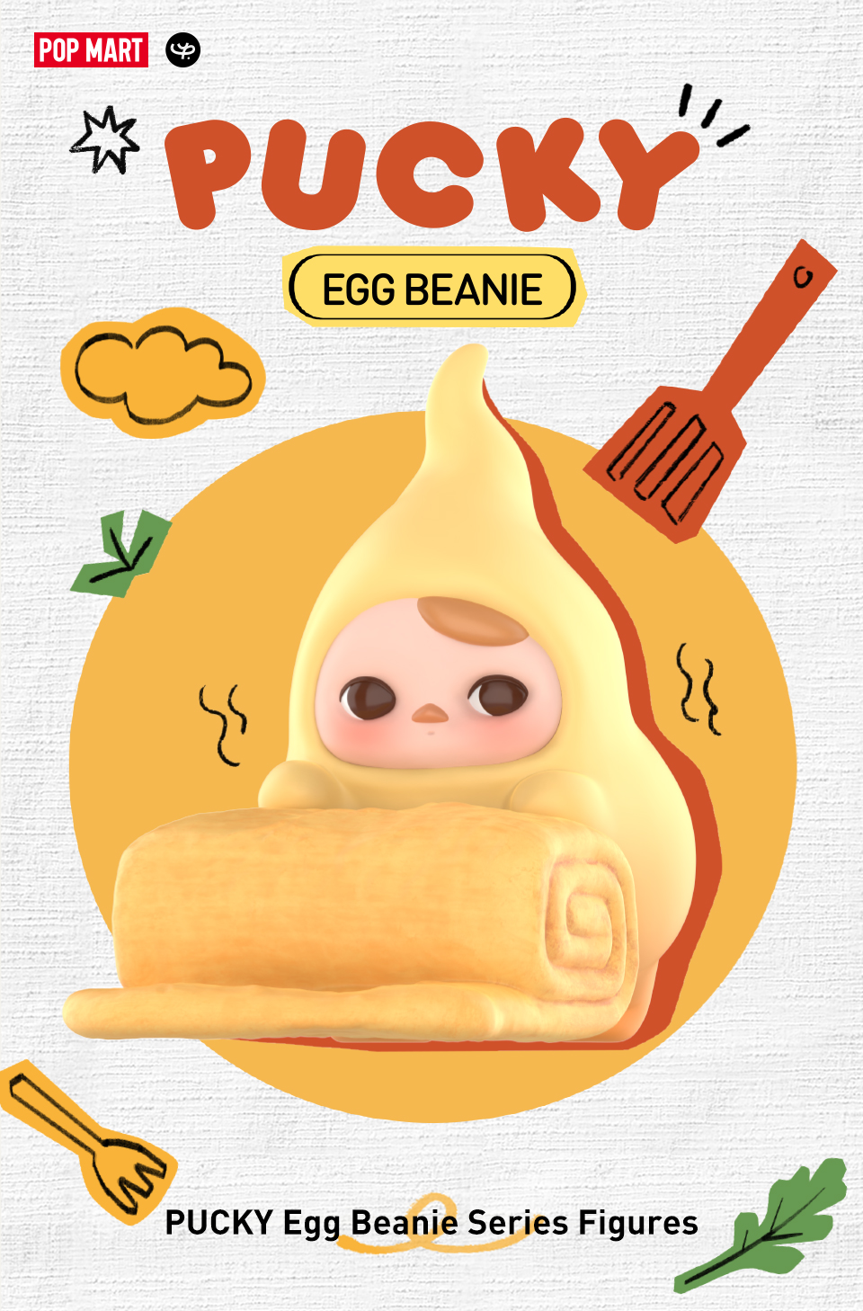 POP MART PUCKY Egg Beanie Series Figures Blind Box Action Toys Figure ...