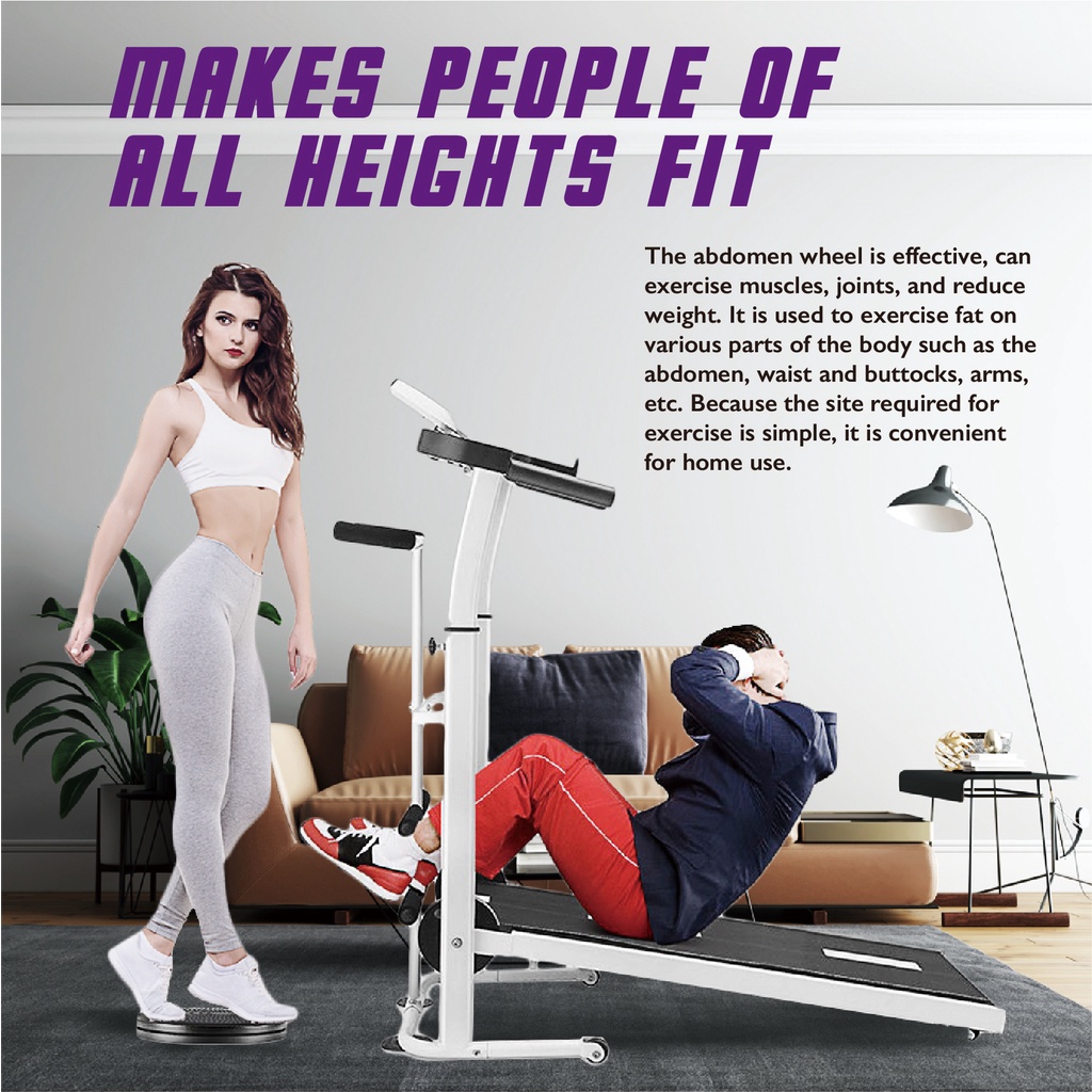 【COD&Stock】Multifunctional home treadmill,foldable walking machine ...