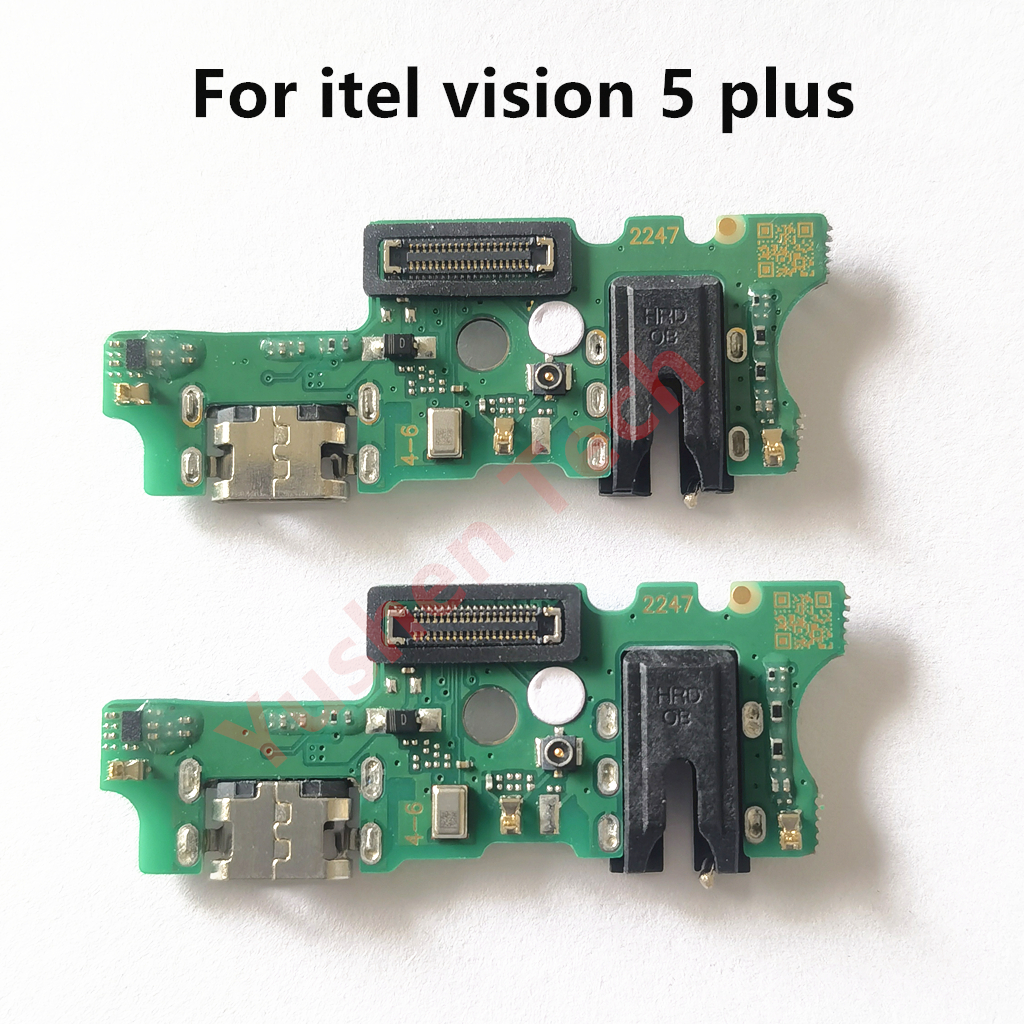 for itel vision 5 plus usb Charging board Charging Port Flex Cable ...