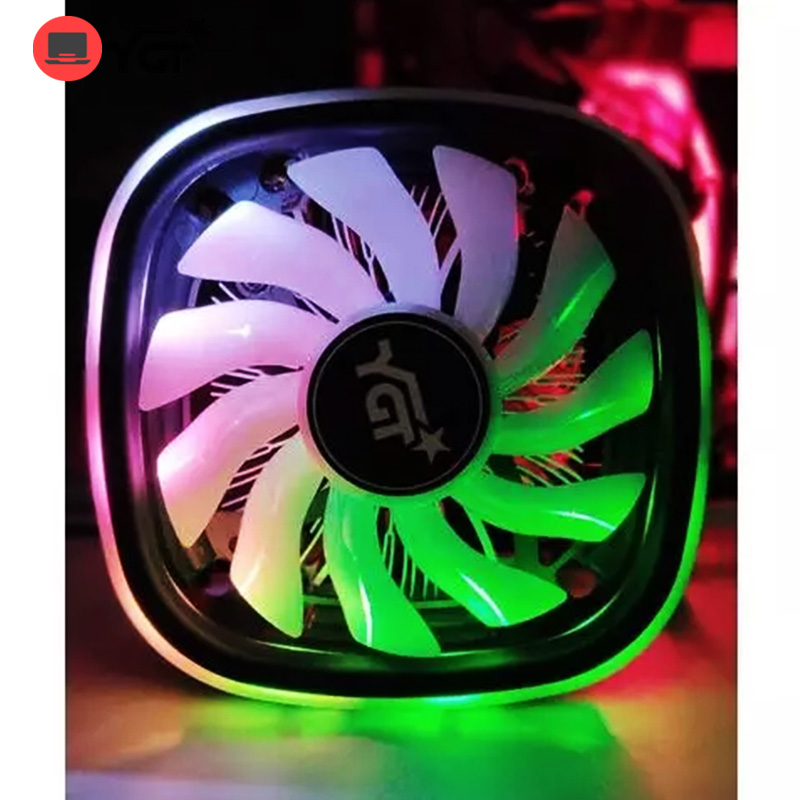YGT COOLMAX 120mm CPU Cooler 3-PIN 1900Rpm 900W 12V Aura Sync RGB ...