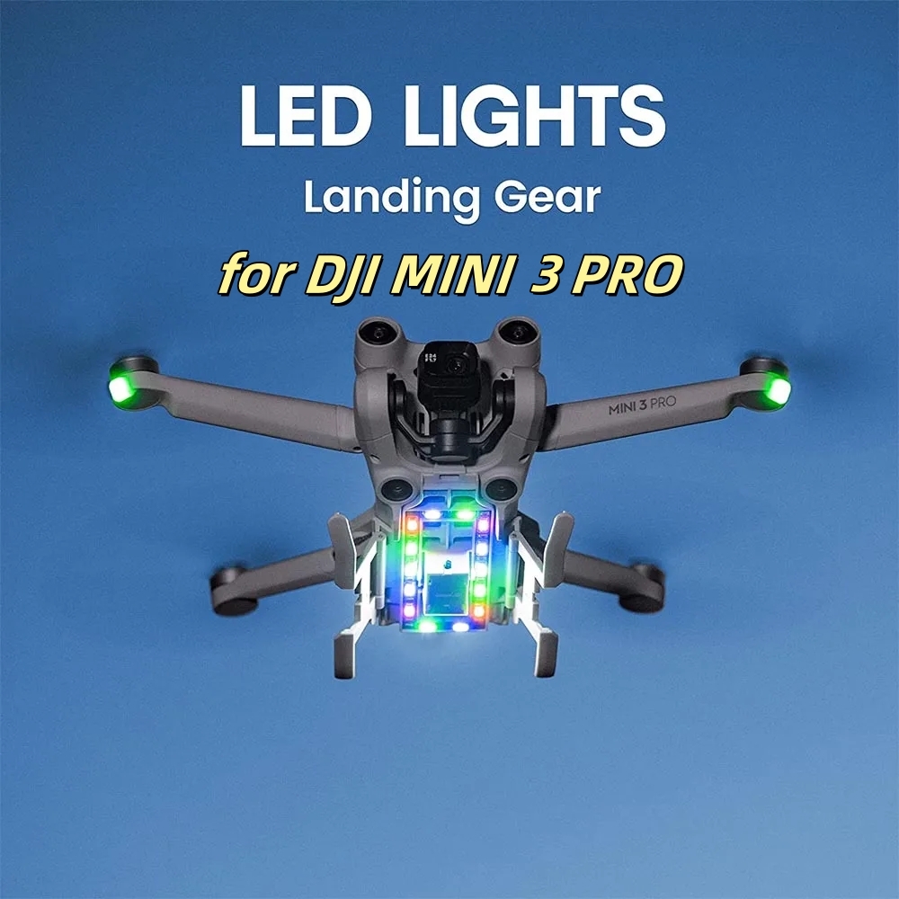 LED Landing Gear Extended Foldable Body Lens Protection Night Flight ...