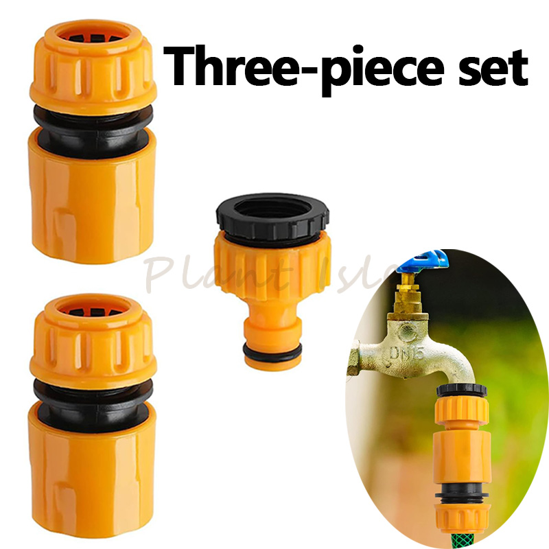 3Pcs/set Garden 1/2 "3/4" Quick Coupling Hose Connector Hose Connection ...