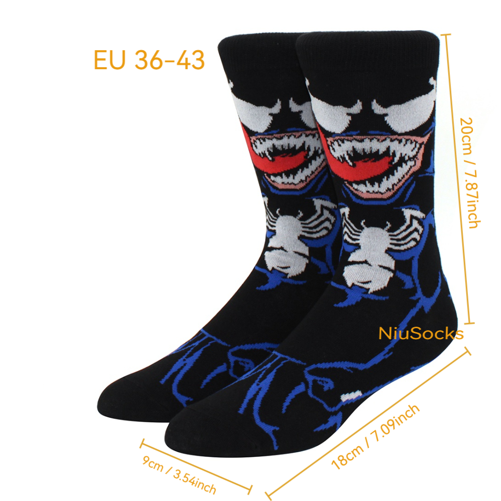 Funny Halloween Horror Socks Adult Socks Cartoon Tube Socks Cotton Soft ...