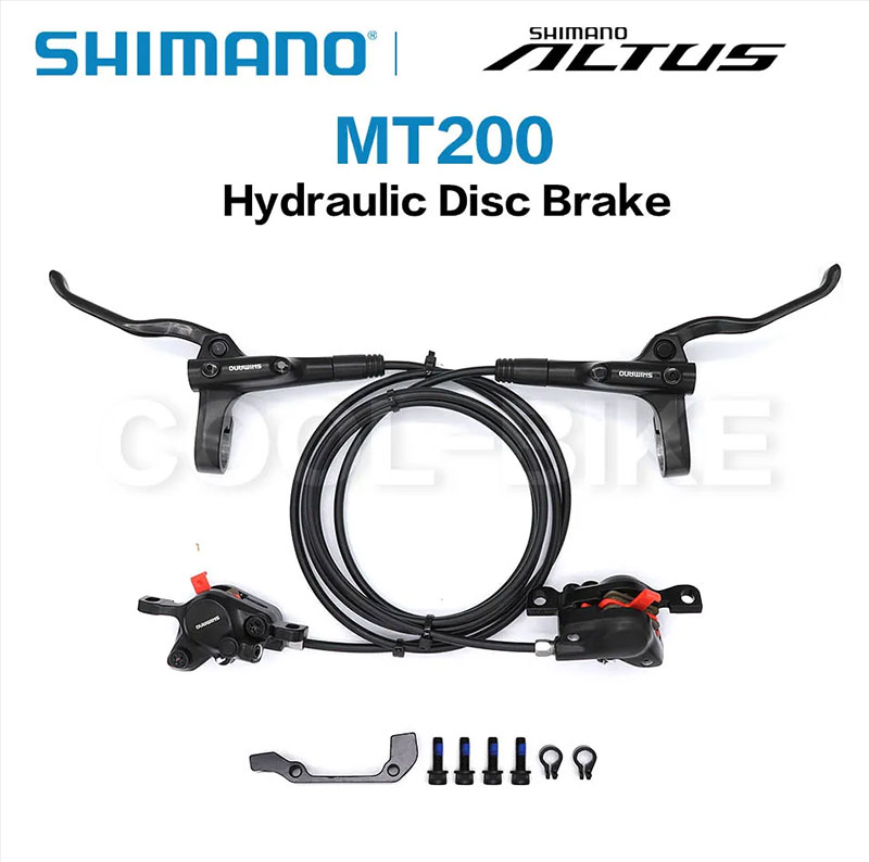 SHIMANO mt200 hydraulic brake Bicycle Brake 800/1450mm MTB Disc Brakes ...