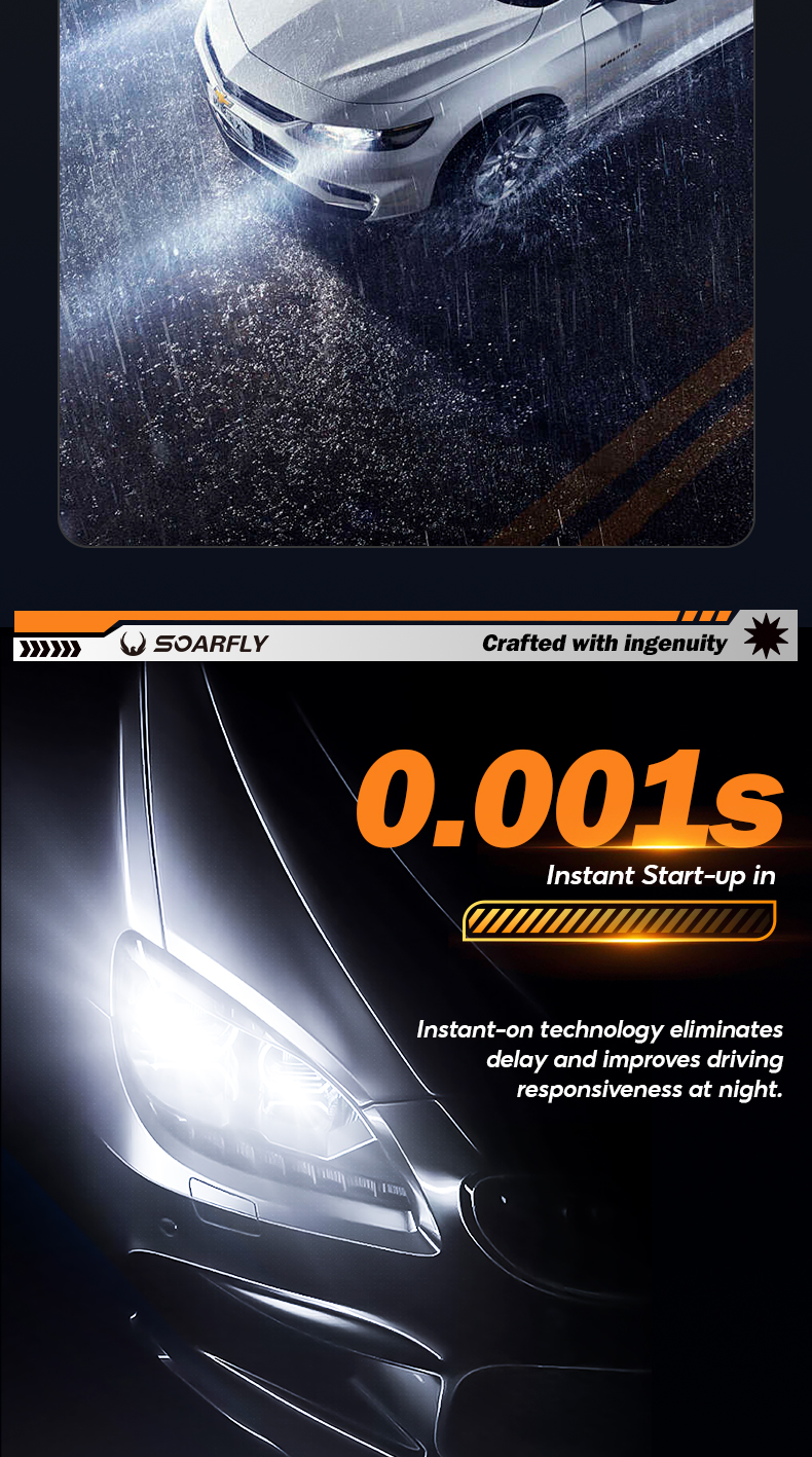 SOARFLY X9 H4 LED Headlight for Car H4 H11 led Bulb 12V 65W 140W 14000LM 6000K Headlamp 2 PCS ...