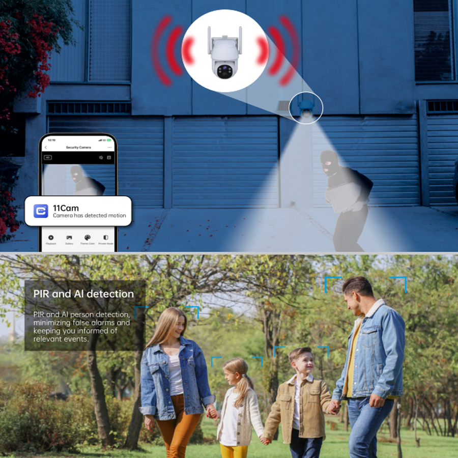 Tuya Smart 4G Solar Security Camera embed vSIM Card 3 Years Free Data ...