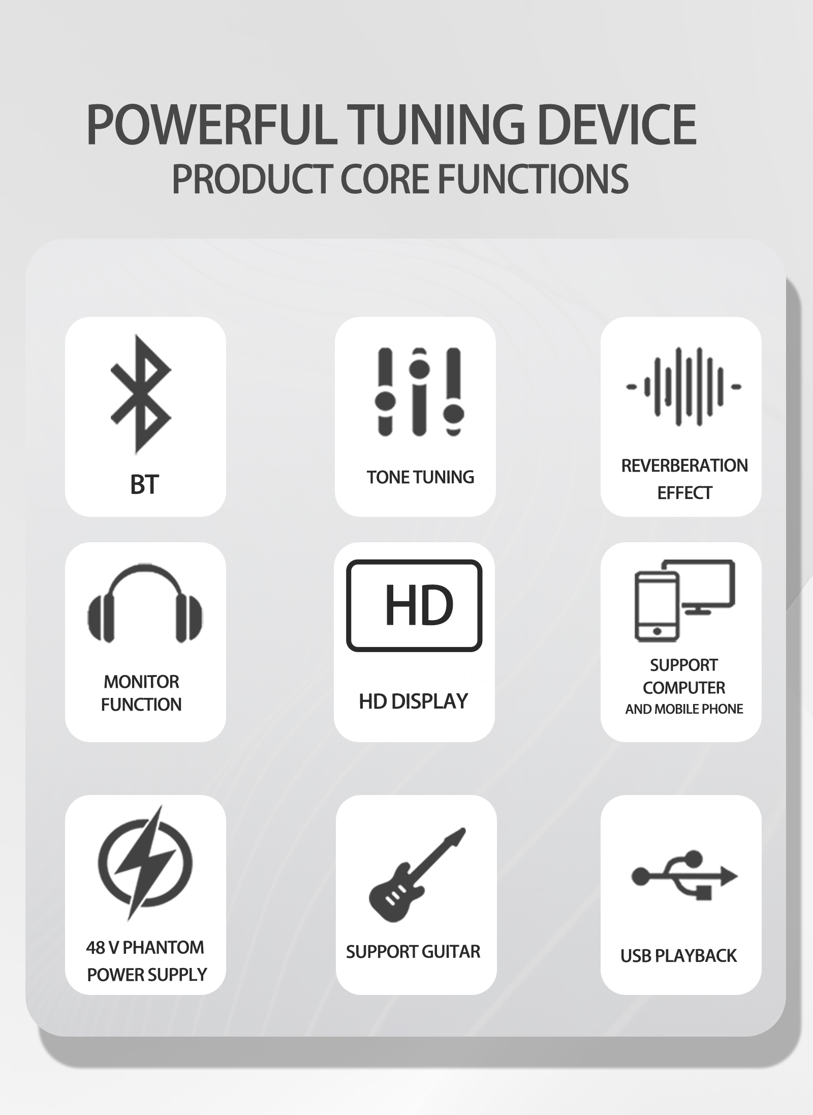 SHALANRA M4S PRO Audio mixer built-in rechargeable wireless microphone ...