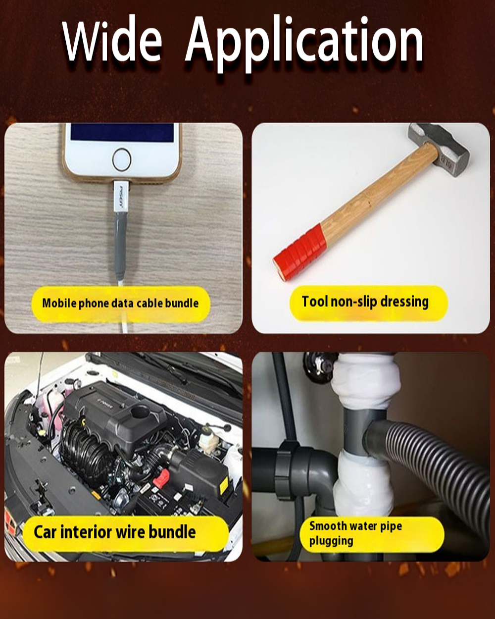 Self-Sealing Silicone Tape for Waterproof Electrical Repairs | Shopee ...