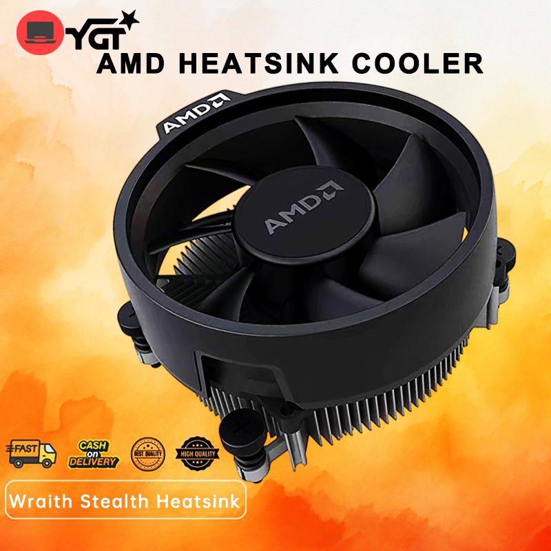 AMD Wraith Stealth Heatsink Brand New CPU Cooler Fan Socket AM4 For PC ...