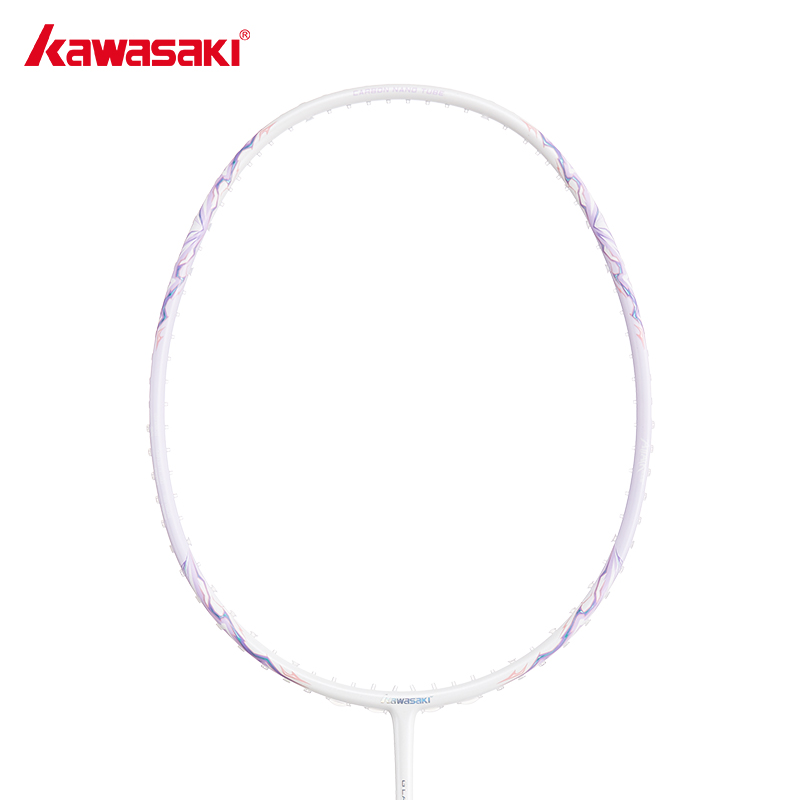 Kawasaki Full Carbon Fiber Badminton Racket GLACIER 5U 18-30LBS ...
