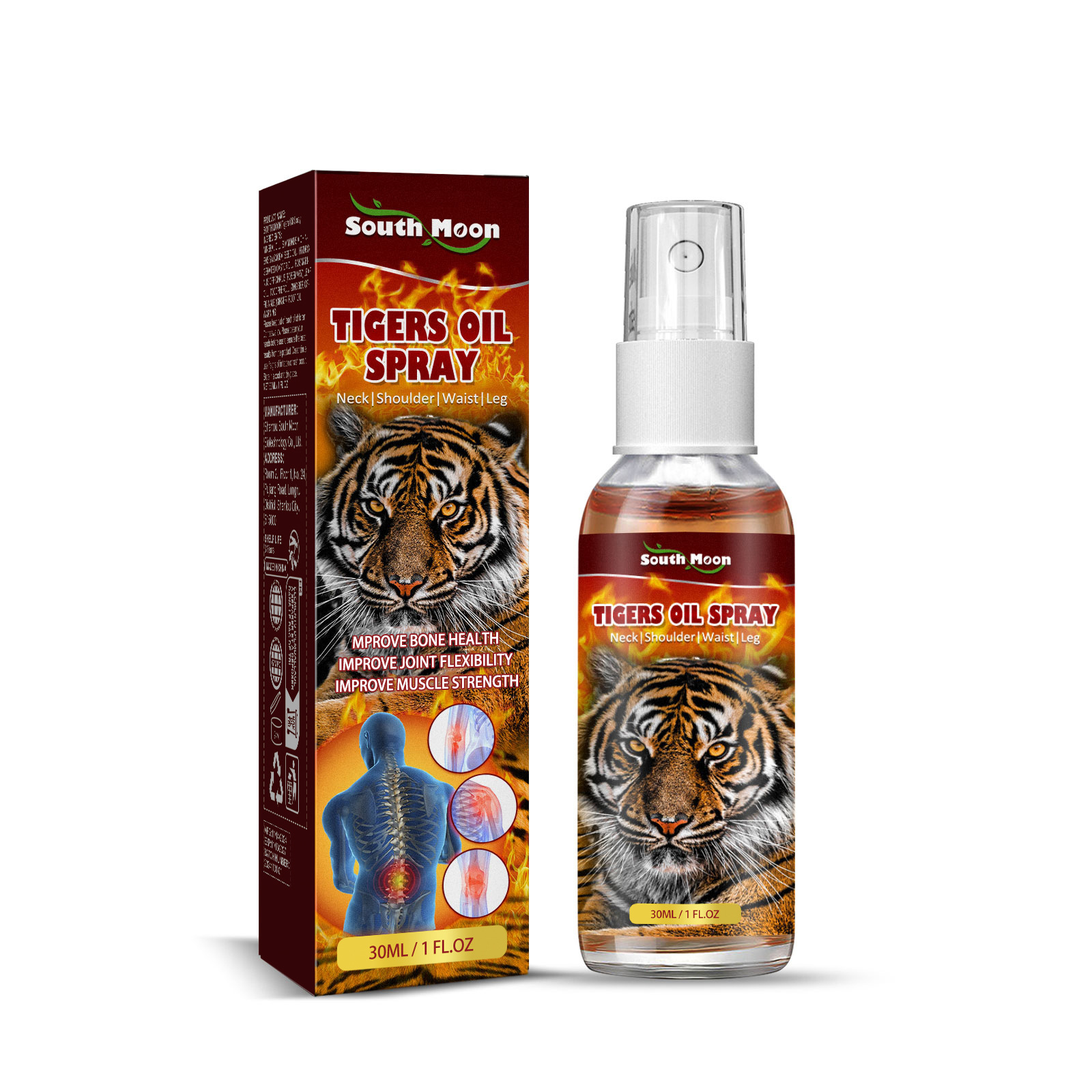 Tigers Oil Spray for Joint & Muscle Pain Relief | Instant Cooling ...