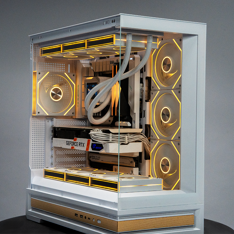 Jungle Leopard Prism 4RS Ultra ARGB CPU Fan 120mm Black / White PC ...