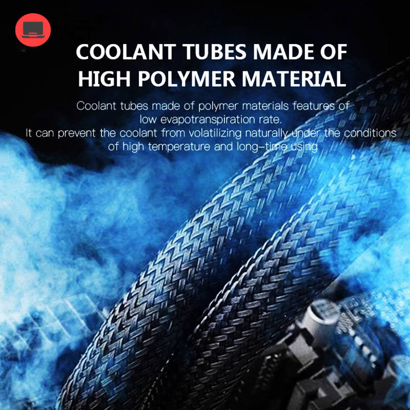 YGT ARGB Liquid Cooler 120mm 3Pin Heatsink CPU Cooling Fan Cooler For ...