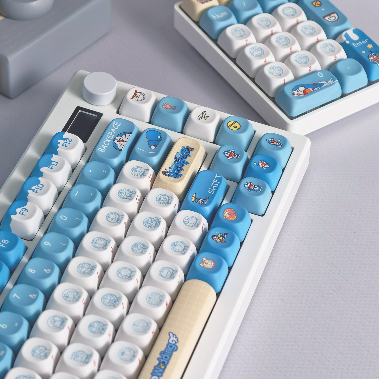 Doraemon Keycap Cherry Profile 120 Keys PBT Five-sided Dye Sublimation ...