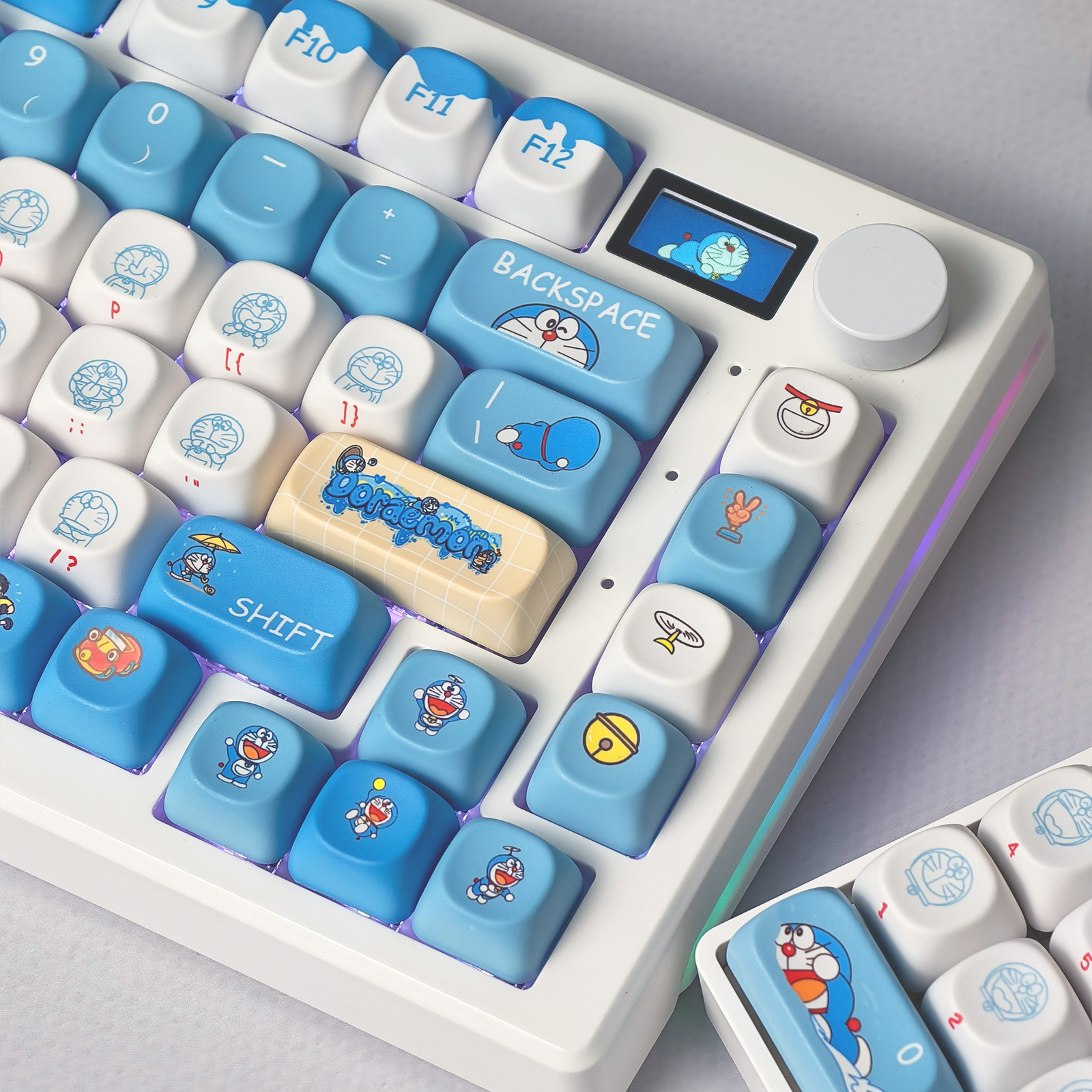 Doraemon Keycap Cherry Profile 120 Keys PBT Five-sided Dye Sublimation ...