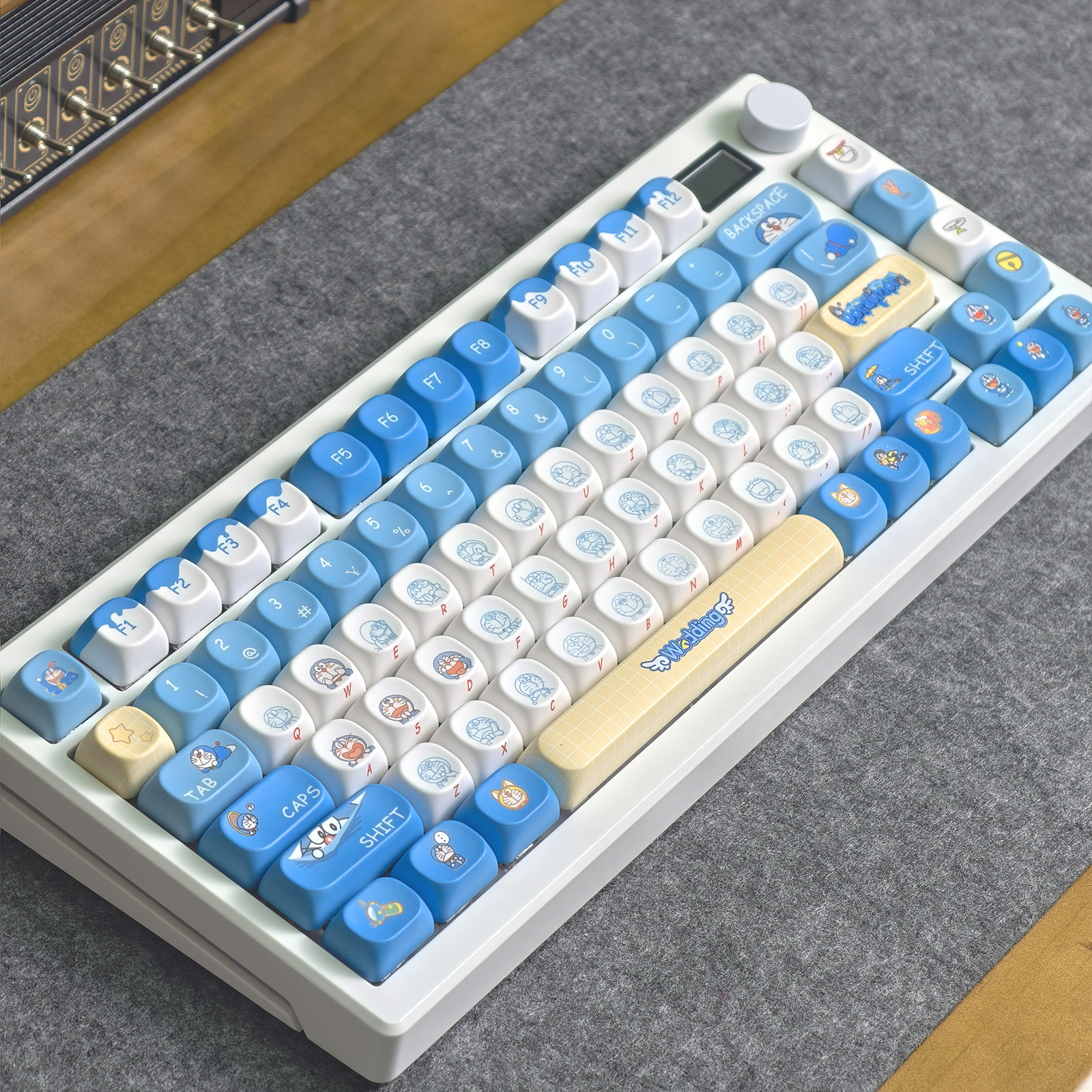 Doraemon Keycap Cherry Profile 120 Keys PBT Five-sided Dye Sublimation ...
