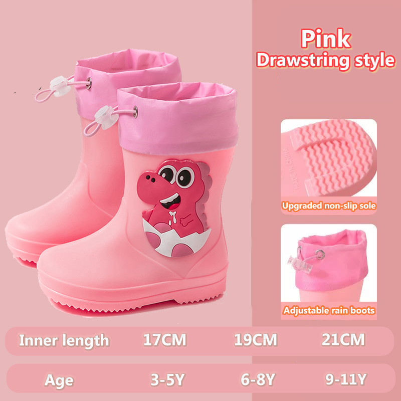 rain boots for kids boy girl shoes rain boot waterproof Non Slip3-11Y ...