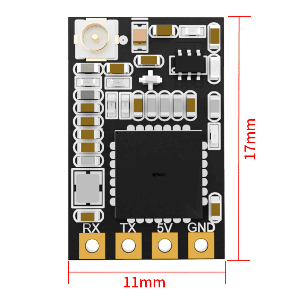 SpeedyBee Nano 2.4GHz ExpressLRS ELRS Receiver for FPV Freestyle Long ...