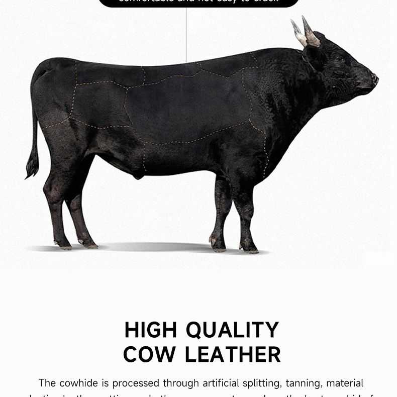 [SEPTWOLVES] Belt Men's New Style Wolf Head High-End First Layer ...