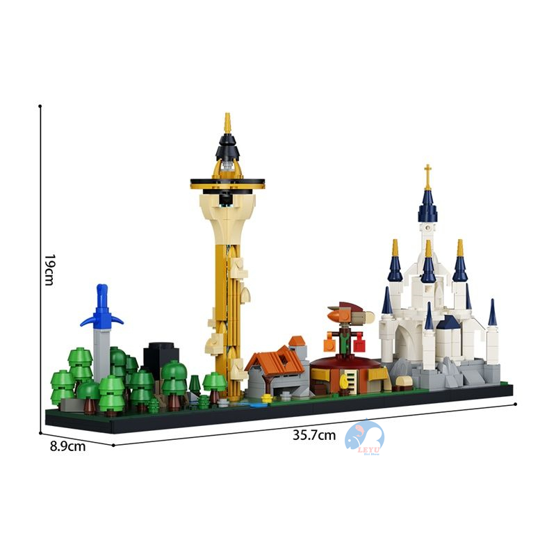 MOC Legend of Zelda Toy Set Skyline Series Building Blocks Assembly ...