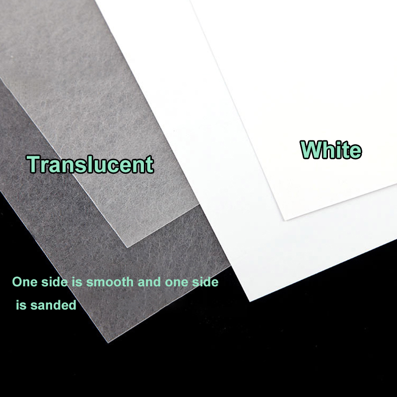 5pcs A4 Shrink Film Papers 0.3mm Thickness White/translucent Inkjet ...