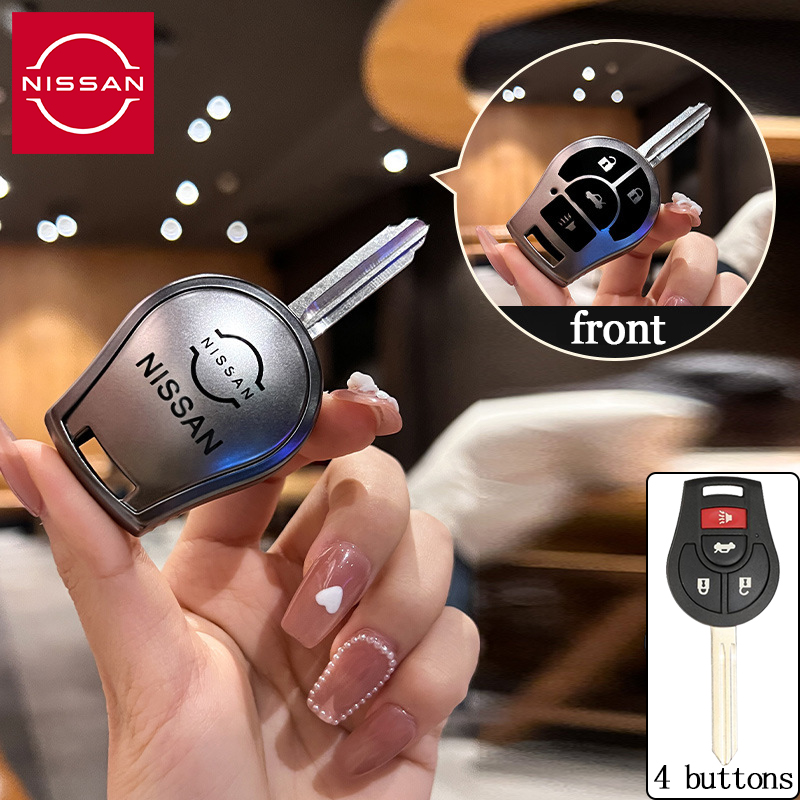 Nissan Car 4-buttons remote key shell for Nissan almera/march/navara ...