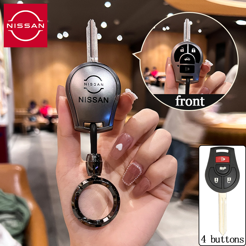 Nissan Car 4-buttons remote key shell for Nissan almera/march/navara ...