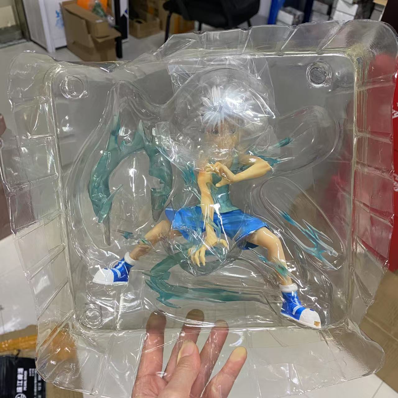 Anime Hunter X Hunter Killua Zoldyck Whirlwind Skills PVC Figure ...