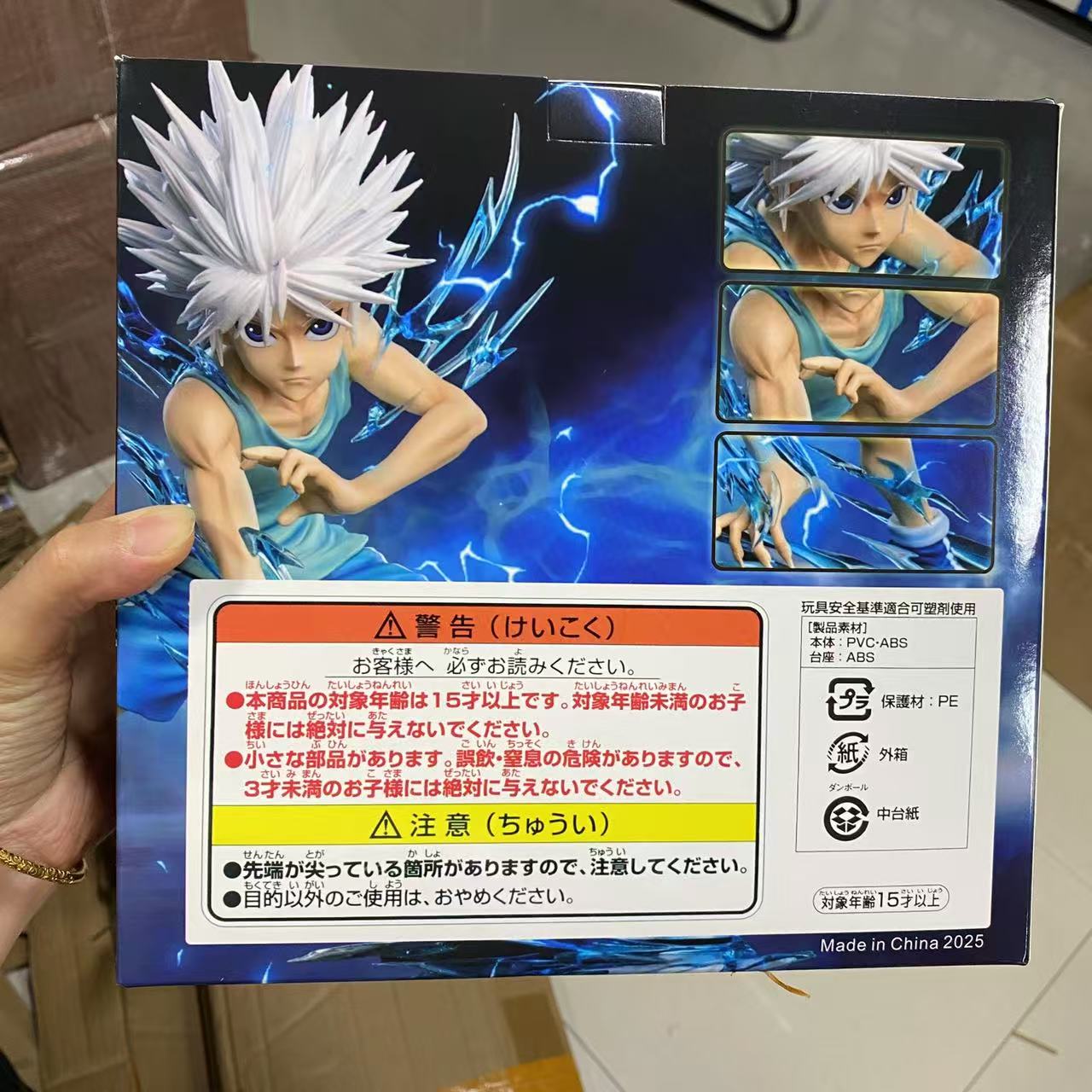 Anime Hunter X Hunter Killua Zoldyck Whirlwind Skills PVC Figure ...