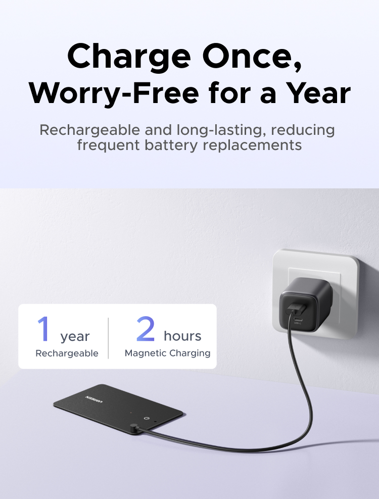 UGREEN Tracker Slim Work with Samsung SmartThings AirTag Smart Tracker ...