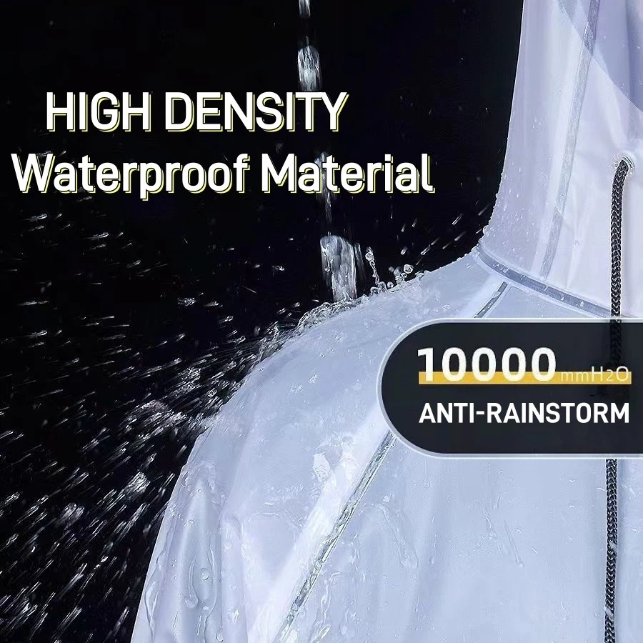 Raincoat Set Fashion Outdoor Riding Rainsuit Set for Men Women Adult ...
