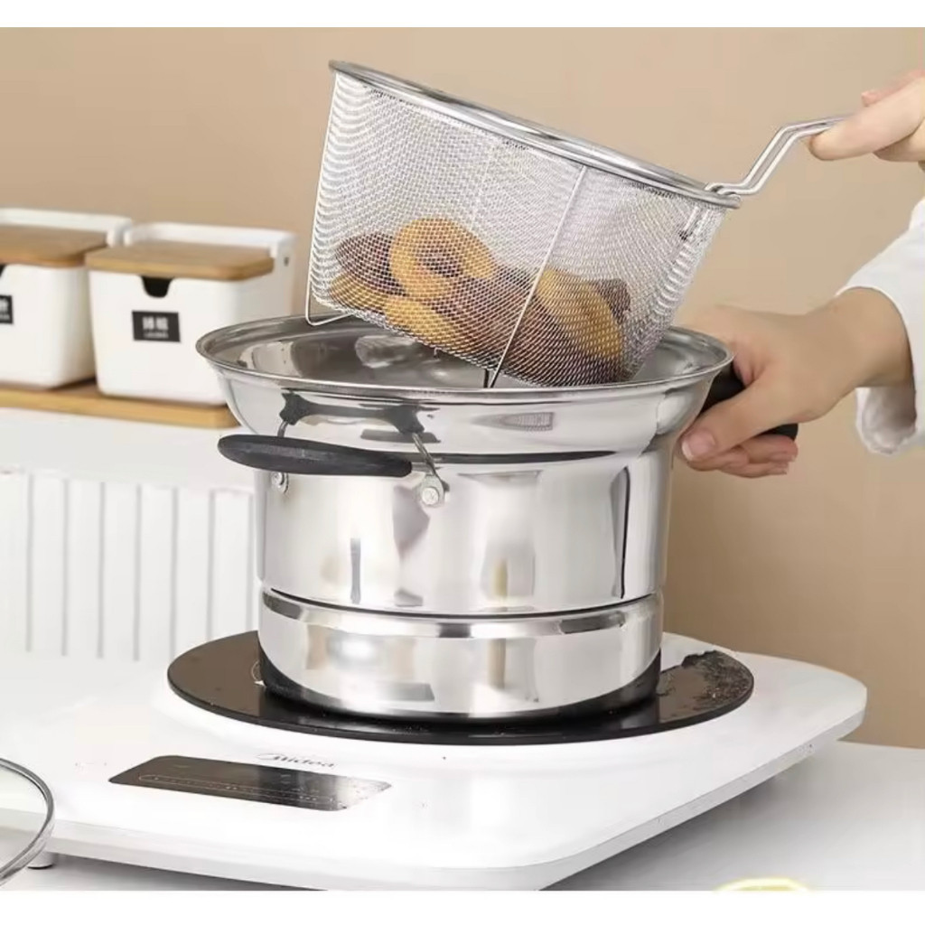 3 in 1 Multifunctional Stainless Steel Steamer Frying Pan Cooking Pan ...