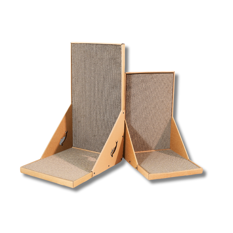 CatScratch Vertical L Shape Cat Tower Scratcher with Catnip 26.8 Inch ...