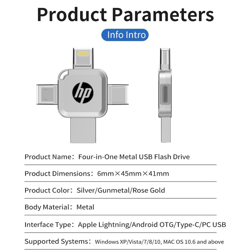 Flashdisk Otg 2TB for 4-in-1 HP OTG IOS Flashdisk High Speed USB 3.0 ...