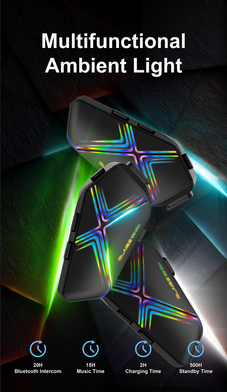 BLAISE V50 Ultra Mech 500m Intercom Headset 50 people group intercom ...