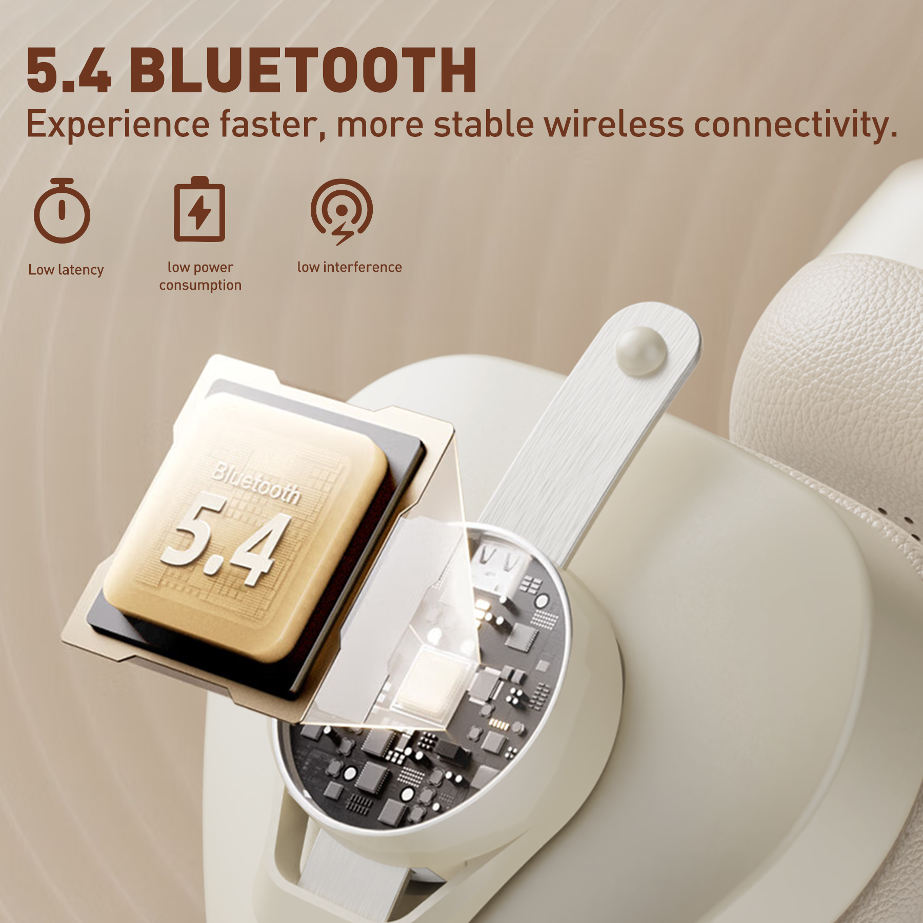 Oneodio F4 Bluetooth 5.4 Wireless Headphones with Microphone Hi-Res ...