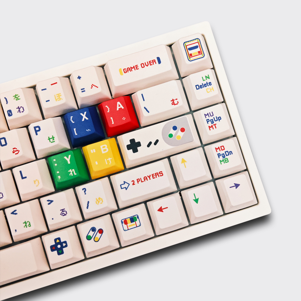 Childlike Fun Keycaps 122Keys/Set Matte Transparent PC Cherry Profile ...