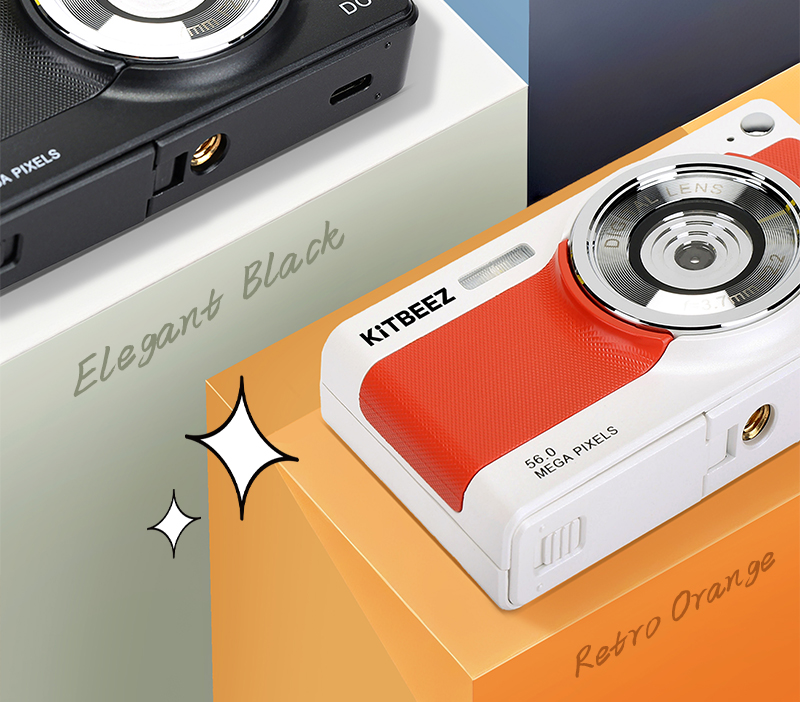 KiTBEEZ KC-2 Digital Camera 56MP Super Clear 16X Zoom 1080P Recording ...