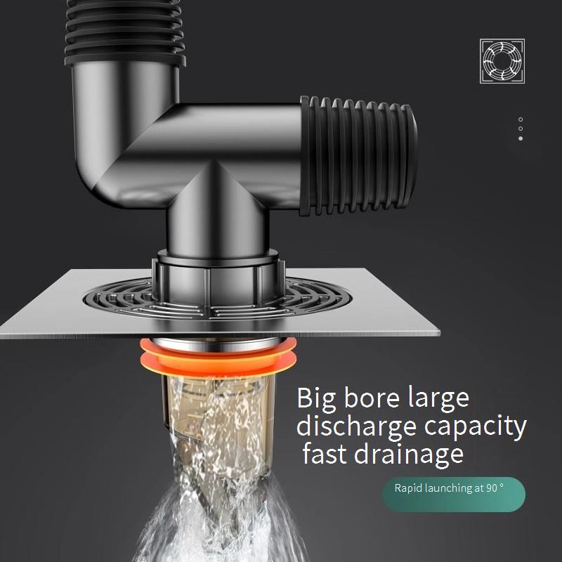 Washing Machine Drain Pipe Connector - 2-in-1 Anti-Odor and Overflow ...