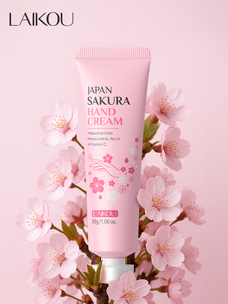 LAIKOU Japan Sakura Hand Cream 30g - Hydrating & Velvety Hands | Shopee ...
