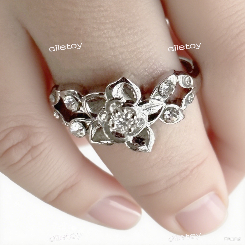 Love and DeepSpace Wedding ring Replica Zircon proposal Rings Caleb ...