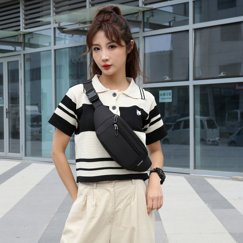 MENSPE Waist Bag Chest Bag Multi-Functional Fitness Bag Small Waist ...