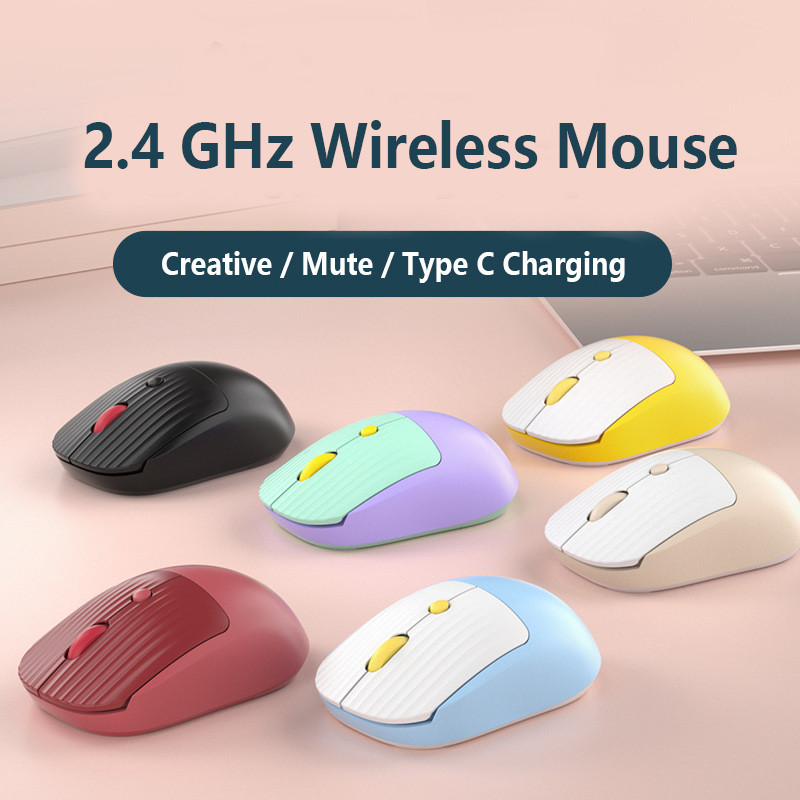 Wireless 2.4G Dual Mode Bluetooth Rechargeable Mute Business Computer ...