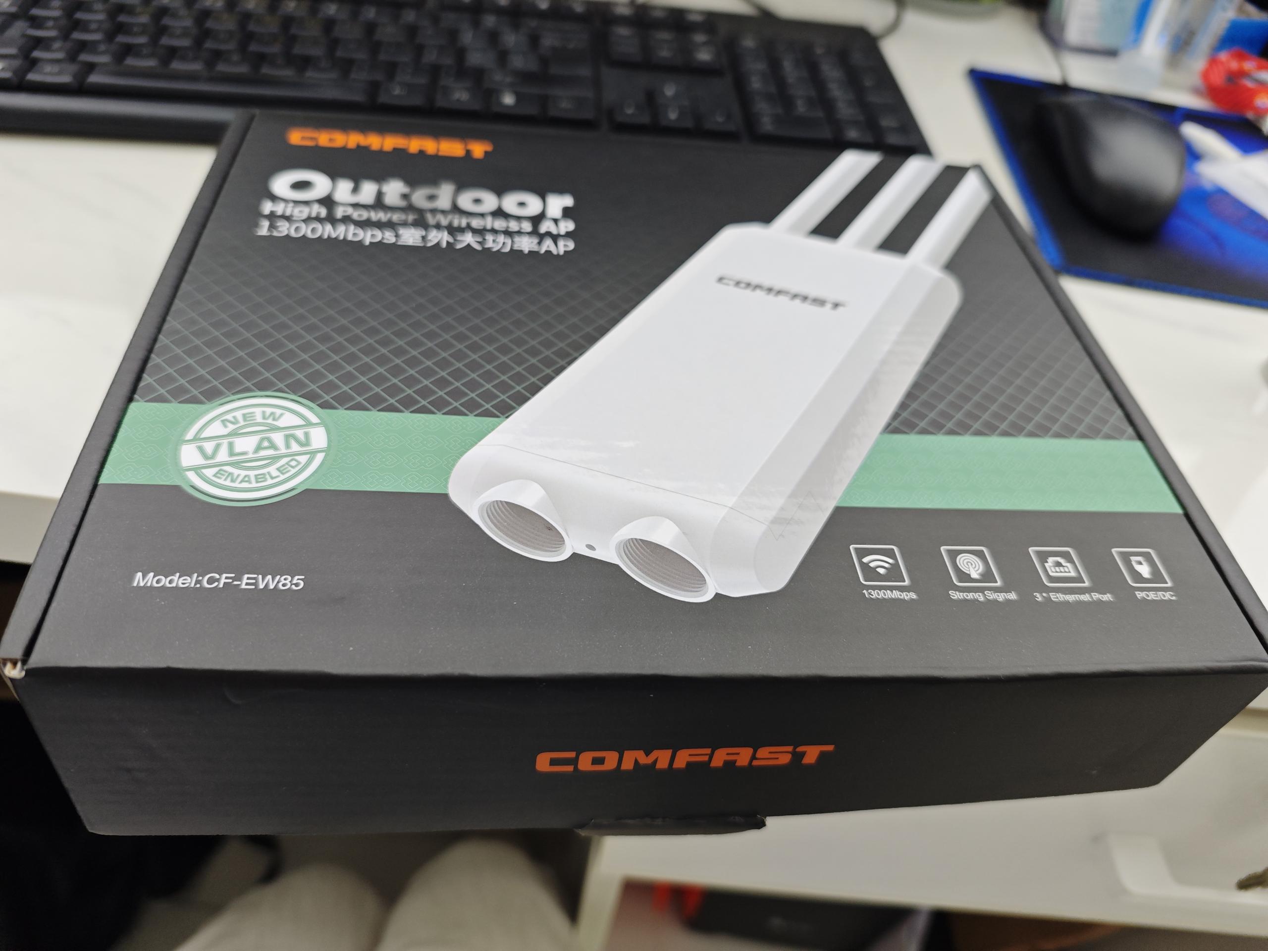 Comfast CF-EW85 AC1300 High Power Outdoor Wireless Access Point 2.4G/5G ...