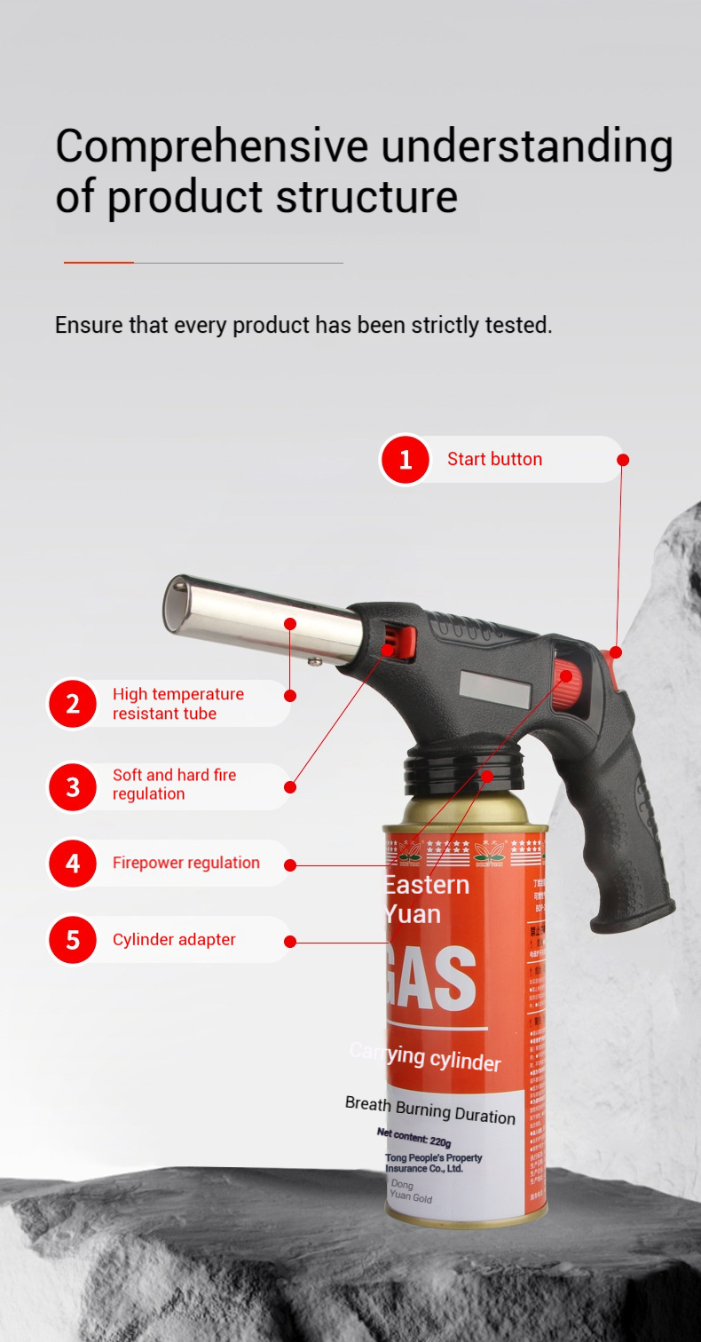 【Fast delivery】GAS BLOW FLAME GUN BUTANE AUTO IGNITION JET BURNER ...