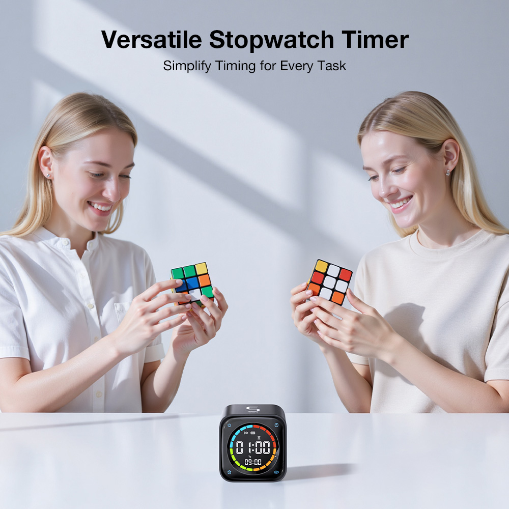 LLANO TK3 Pomodoro Timer Cube | 4-in-1: Countdown, Pomodoro, Alarm ...